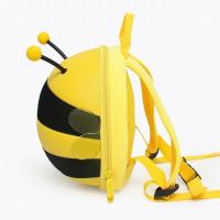 China Supercute OEM ODM 3d Eva Child School Bag Kids Bee Anti Lost Backpack for sale