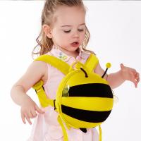 China Supercute OEM ODM 3d Eva Child School Bag Kids Bee Anti Lost Backpack for sale
