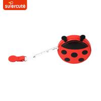 China Customized Promotional Tape Measure Ladybug Tape Measure PU Soft Tape Measure for sale