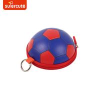 China Factory Manufacturing Unique Custom Soccer 3D Coin Purses Hard-Shell Coin Purse for sale