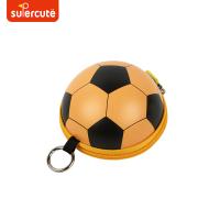 China Custom Coin Purse Made Of Durable EVA And PU Materials Unique 3D Soccer Design for sale