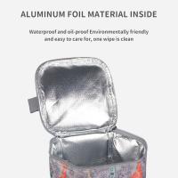 China Factory Waterproof Custom Logo Sublimation Lunch Bag Insulated Bag Kids Picnic Bag for sale