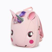 China Supercute Diving Fabric Backpack Custom Unicorn Bag Children School Bag For Kids for sale