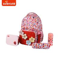 China Customizable Children 5 In 1 School Backpack Set Lunch Bag Water Glass For Kids for sale