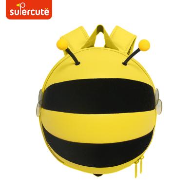 China Supercute Child School Bag Kids Bee Backpack Hardshell Backpack With Durable Handle for sale