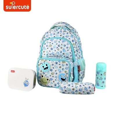 China OEM ODM Children 5 In 1 Children School Bags Set Lunch Bag Water Glass For Kids for sale