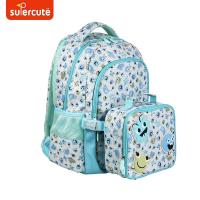 China OEM/ODM 2 In 1 Children School Bag Lunch Bag Set Student Backpack For School for sale