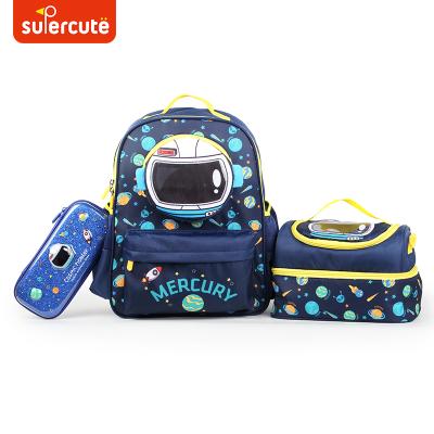 China Factory Price OEM ODM 3 In 1 School Backpack Set Lunch Bag Pencil Bag For Kids for sale