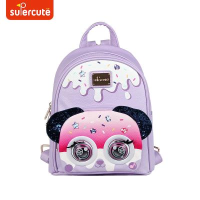 China Supercute Custom Intelligent Voice Interaction Blinking Backpack Kids Schoolbag for sale