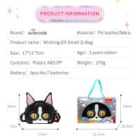 China Supercute OEM ODM KIids Shoulder Bag Intelligent Interactive Voice Blinking Bag for sale