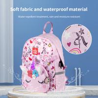 China Supercute Custom Unicorn Shoulder Bag And Backpack School Bag Set Kids Backpack for sale