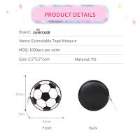 China Supercute Custom Football PU Tape Measure Customized promotional gifts for sale