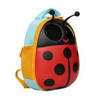 China Supercute OEM/ODM 3D Cartoon LED Labybug Kids Backpack School Travel Bags For Kids for sale