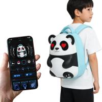 China Supercute OEM/ODM 3D Cartoon LED Panda Kids Backpack School Travel Bags For Kids for sale