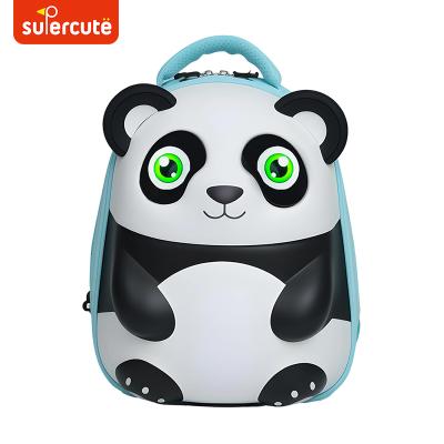 China Supercute Custom 3D Cartoon LED Panda Kids Backpack School Travel Bags For Kids for sale