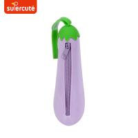 China Supercute Durable Lightweight Custom Silicone Pen Case Kids Pencil Case Easy-Carry for sale