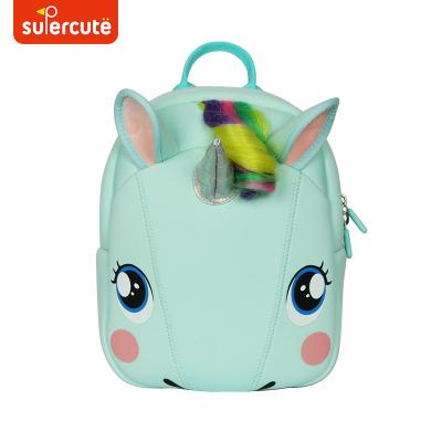 China Customization Kids Backpack Diving Fabric Unicorn Bag Kindergarten Backpack for sale
