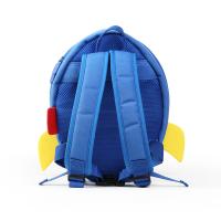 China Supercute 3D Cartoon Backpack Customized Kids School Bag Rocket Shape Backpack for sale