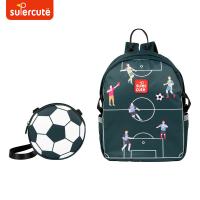China Supercute 2 In 1 Shoulder Bag Children Backpack Custom Football Kids School Backpack for sale
