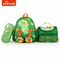 China Supercute Custom3 In 1 Ergonomic Kids Backpack Set Lunch Bag Pencil Bag For Kids for sale