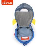 China Supercute 3D Cartoon Backpack Customized Rocket Shape Small Kids Backpack for sale