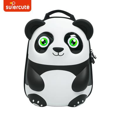 China Supercute Custom 3D Cartoon LED Panda Kids Backpack School Travel Bags For Kids for sale