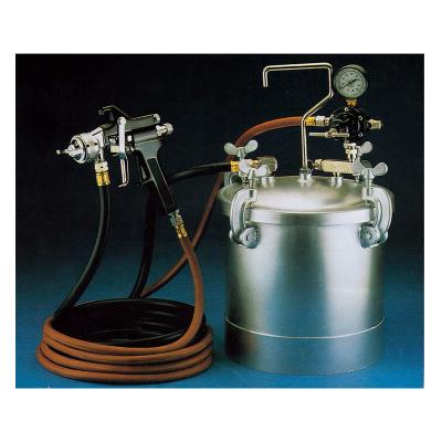 China Aluminum Material Spray Gun With 8L OR 10L PAINT TANK HIGH PRESSURE AIR SPRAY GUN for sale