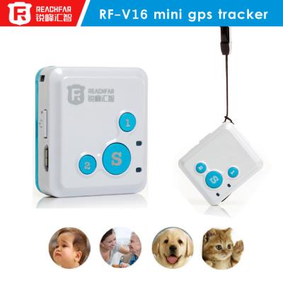 China Hidden Mini Gps Tracker For Kids,RF-V16 / SOS Communicator Real Time GPS tracker for sale