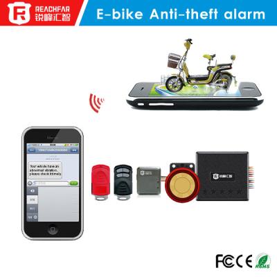 China Mini gsm/gprs gps tracker Electric bicycle anti-theft alarm system SMS and phone alarm for sale