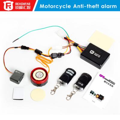 China Reachfar rf-v10+ easy install motorcycle anti-theft gps tracker and loudspeakers alarm for sale