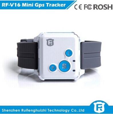 China Sos button gps bracelet personal tracker for prisoner senior cell phone reachfar rf-v16 for sale