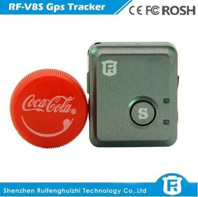 China gps mini tracker sos button device with one year battery reachfar rf-v8s for sale