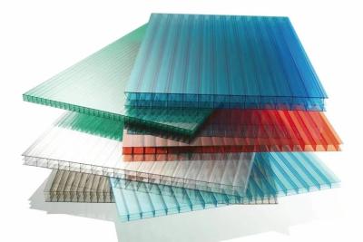 China High Quality Manufacturer'S Direct Sales Of Polycarbonate Hollow Sheet Plastic Panel Greenhouse Sunshade Panels for sale
