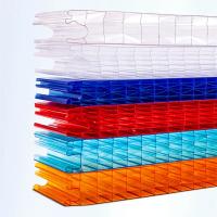 China 40mm 25mm 16mm Triple Wall Polycarbonate Panels Sheet for sale