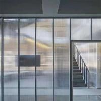 China Clear Triple Layer Polycarbonate Sheet  R U Value Triple Wall Polycarbonate for sale