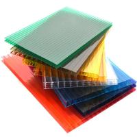 China Clear Triple Layer Polycarbonate Sheet  R U Value Triple Wall Polycarbonate for sale