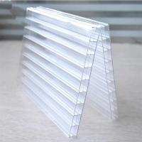 China Clear Triple Layer Polycarbonate Sheet  R U Value Triple Wall Polycarbonate for sale