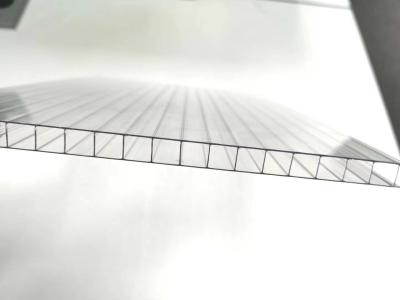 China 24 X 24 24 X 48 Polycarbonate Sheet Hollow Pc Transparent Sheet for sale