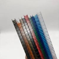 China 25mm 16mm Clear Triplewall Polycarbonate Roofing Sheets Clear for sale