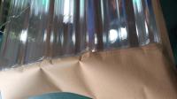 China Stormproof Corrugated Polycarbonate Sheets Translucent Plastic Roof Panels 0.8 Mm for sale