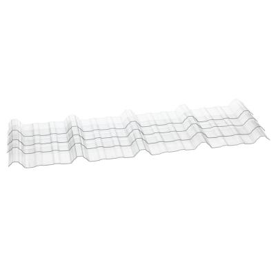 China Poly Corrugated Sheet Clear Corrugated Roofing Sheets 4m For Greenhouse for sale