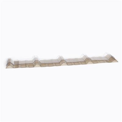 China Translucent Corrugated Polycarbonate Sheet Clear Roof Sheeting Profiles for sale