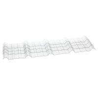China Corrugated Translucent Polycarbonate Roofing Sheet Clear Poly Roof Panels for sale