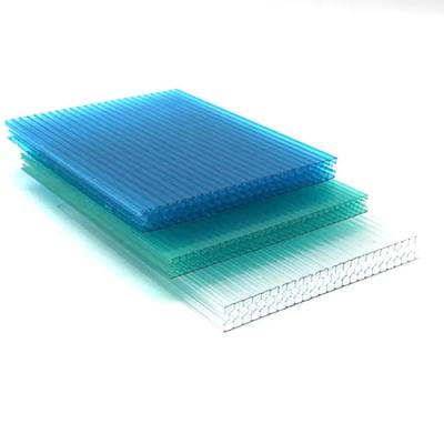 China 1MM 1.5 mm Roofing Cellular Polycarbonate Sheet Panel Manufacturer for sale
