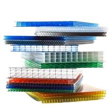China High Quality UV Coating And Long Service Life Polycarbonate Hollow Sheet With Class B1 Fire Rating PC Plastic Sheets for sale
