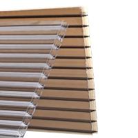 China 0.1-6m Length Polycarbonate Hollow Sheet With Long Service Life Class B1 Fire Rating Plastic Sheet Greenhouse for sale