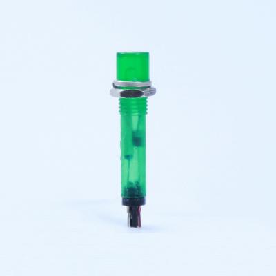 China 7mm Dia. 220V Led Pilot Light A-22-1 Green Indicator Lamp for sale