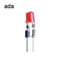 China Butt Welded Neon Lamp IP65 Neon Indicator Lamp Wattage With Resistor for sale