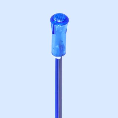 China A-12-1 8mm LED Indicator Light 0.5W 25000HRS Blue Led Indicator for sale