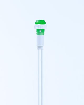 China 10mm 110V Neon Indicator Lamp A-19 Green Pilot Light 0.3 W for sale
